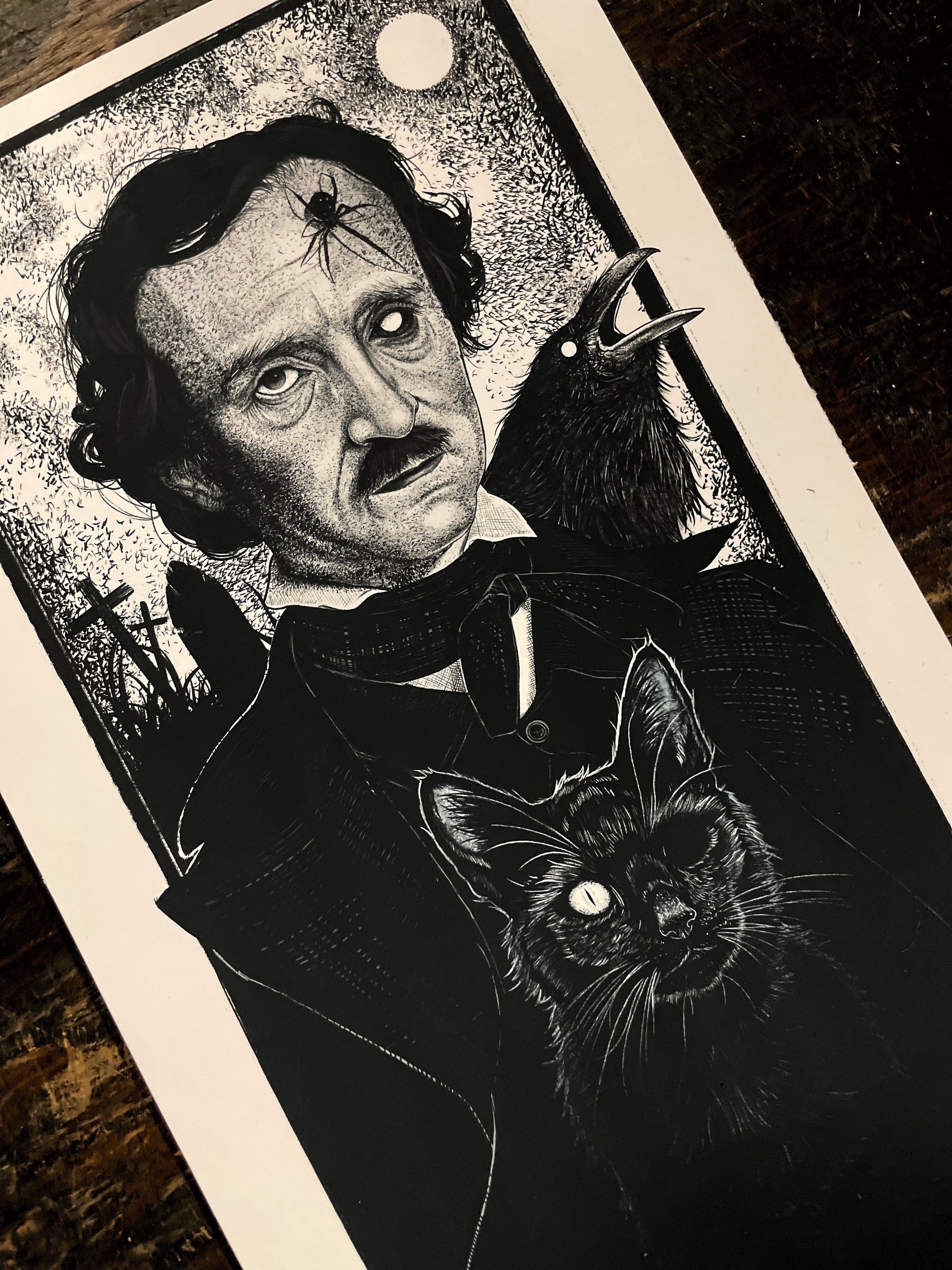 Nevermore print by Ryan and Matthew Murray | Black Veil