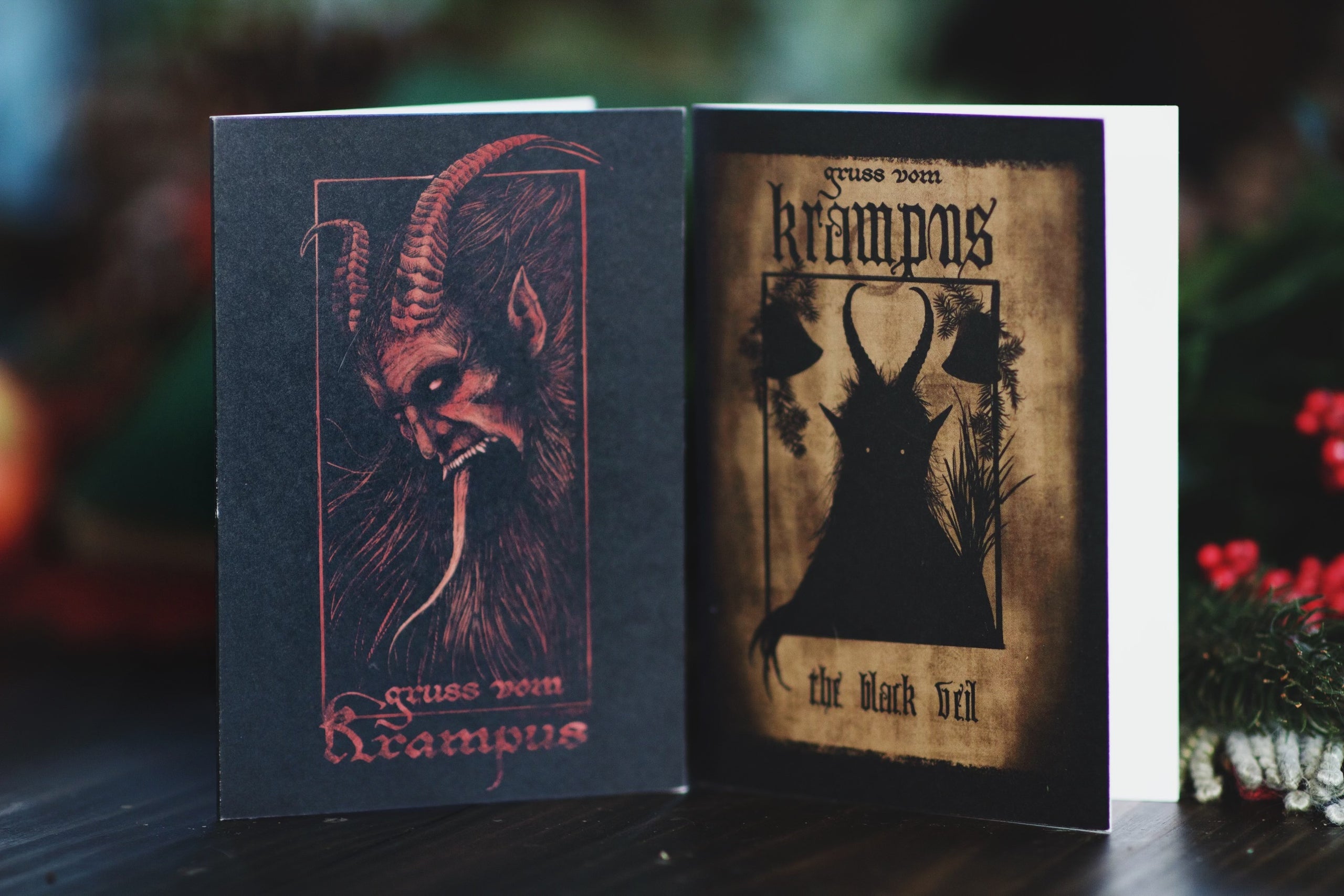 gruss vom Krampus Cards | Black Veil